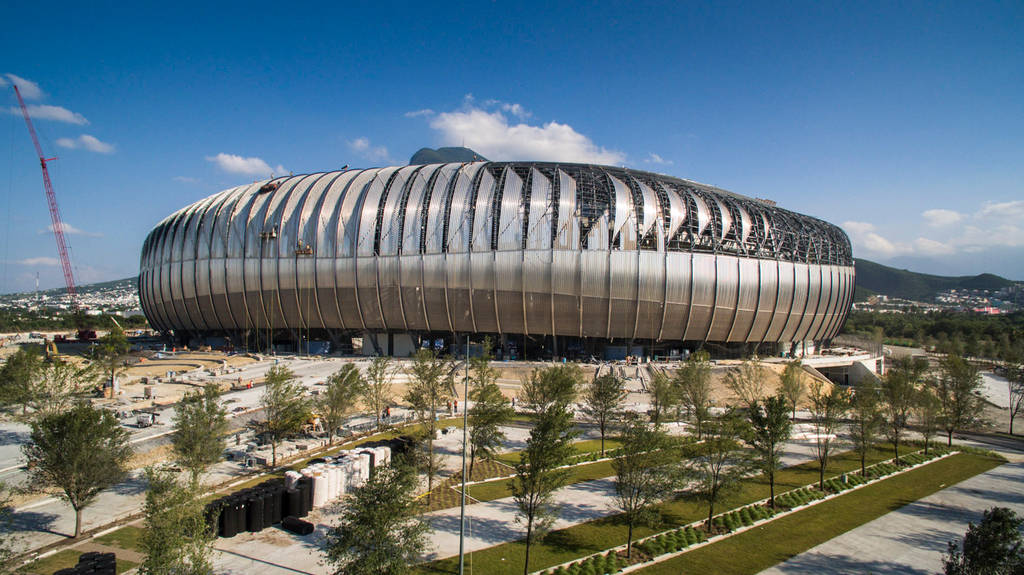 Estadio bbva monterrey harari landscape estadios de estilo moderno | homify