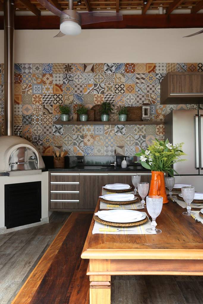 Terraço gourmet ii varandas, alpendres e terraços rústicos por danielle ...