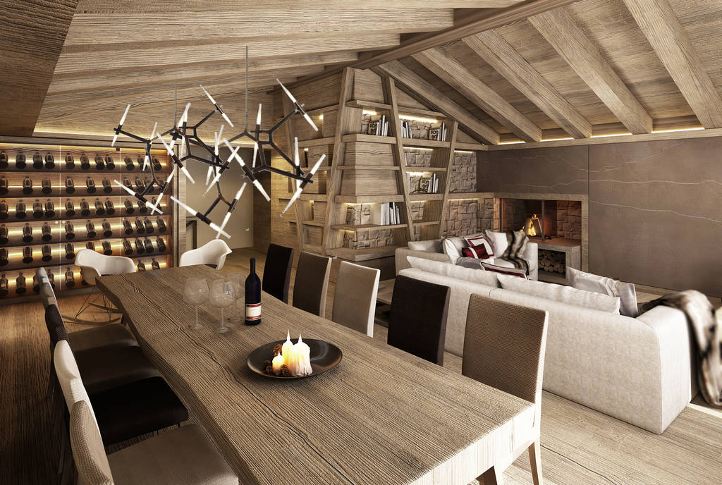 Rendering interni stile rurale, avogadri simone archi3d | homify