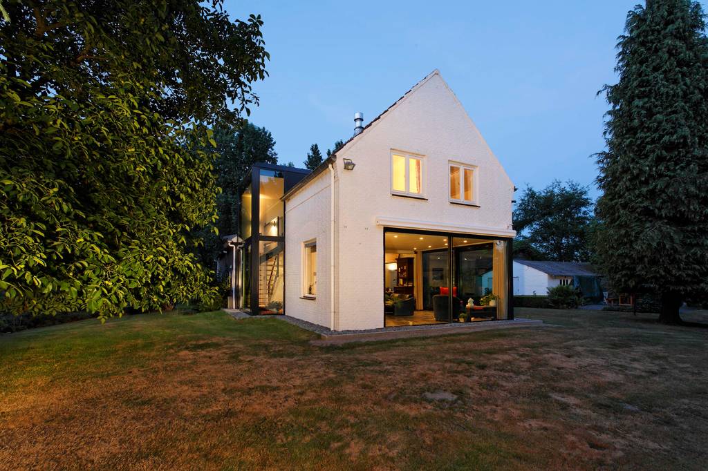 Verbouwing woonhuis particlier jmw architecten moderne huizen glas ...