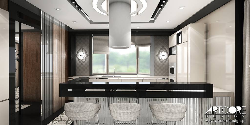 Summer wine - projekt wnętrza domu, artcore design | homify