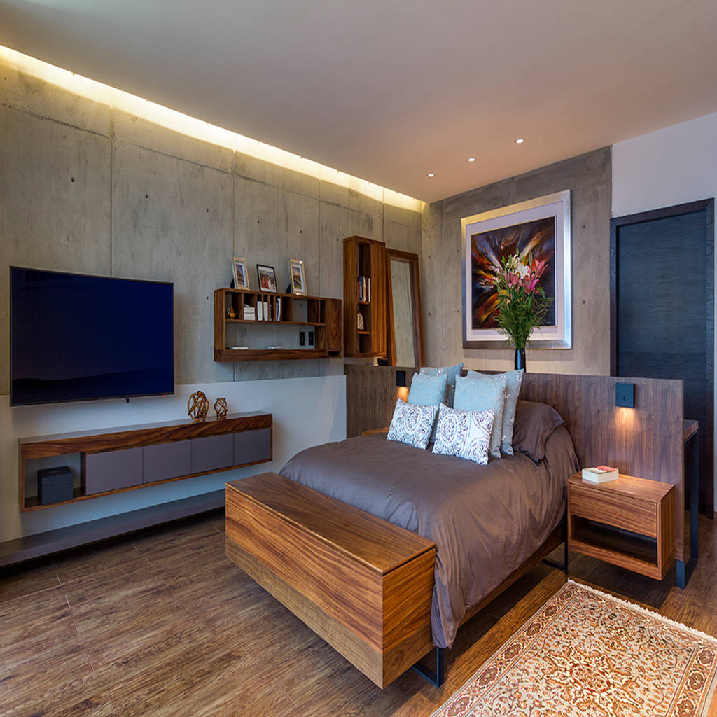 Casa rr buro arquitectura dormitorios modernos | homify