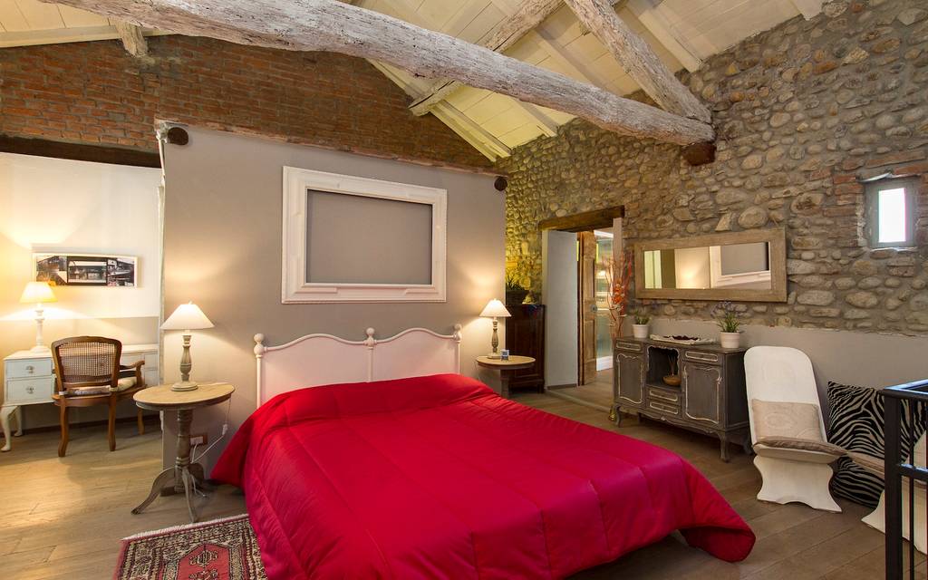 Rustico con charme camera da letto in stile rustico di fabio carria ...