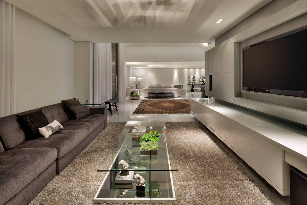 Sala home theater: salas de estar por escritório de design edwiges ...