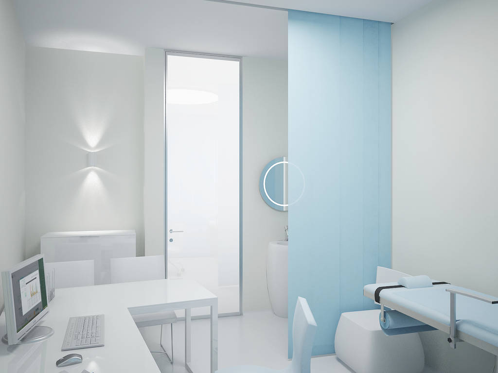 Hospitales de estilo minimalista de nadine buslaeva interior design ...