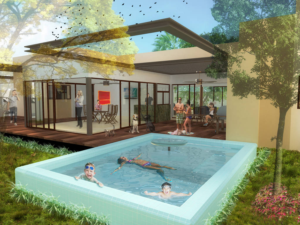 Terraza albercas rústicas de angolo-grado arquitectónico rústico ...