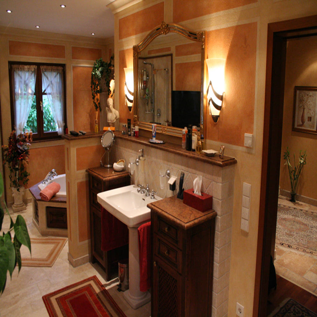 Mediterrane badezimmer möbel aus eiche von villa medici | homify