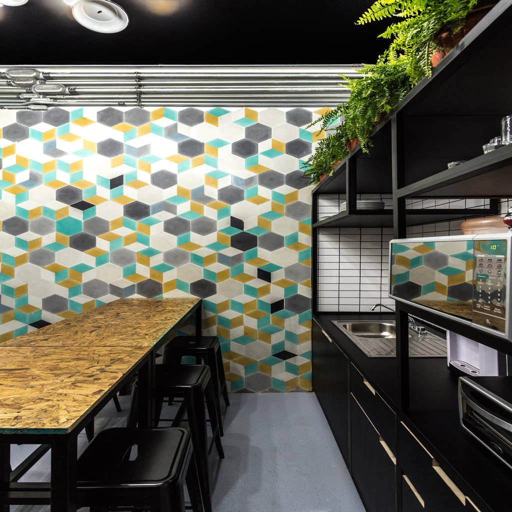 Cocina player dosa studio cocinas modernas cerámico turquesa | homify