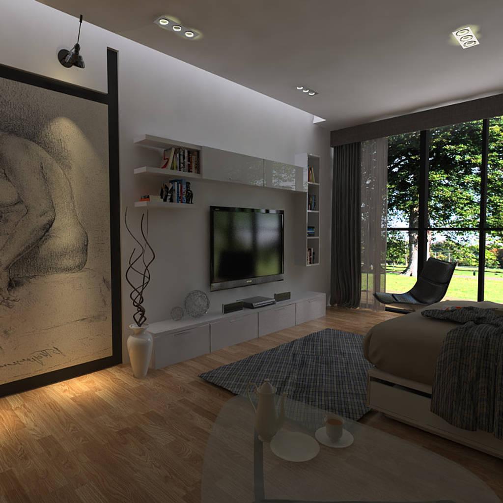 Render de recamara., hole | homify