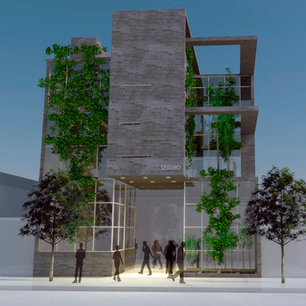 3d edificio de oficinas, triada | homify