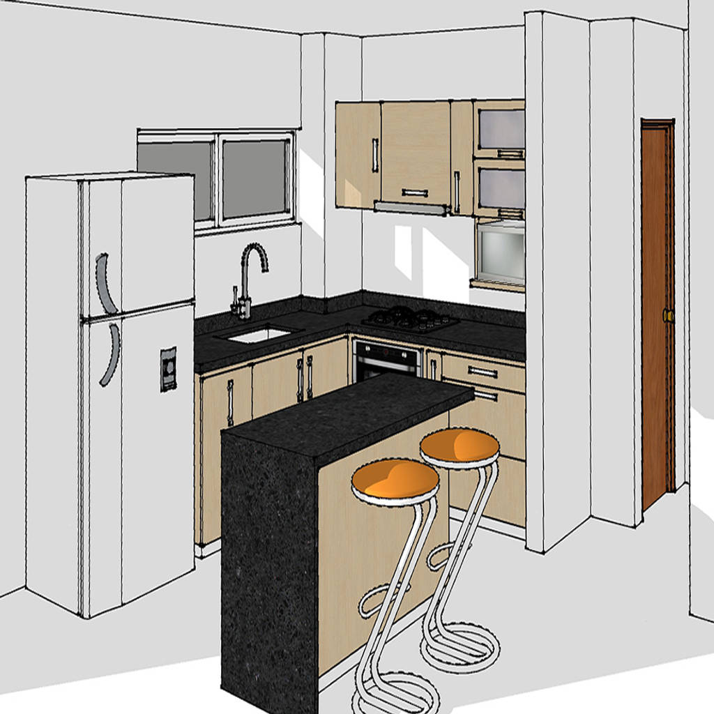 Render cocina integral | homify