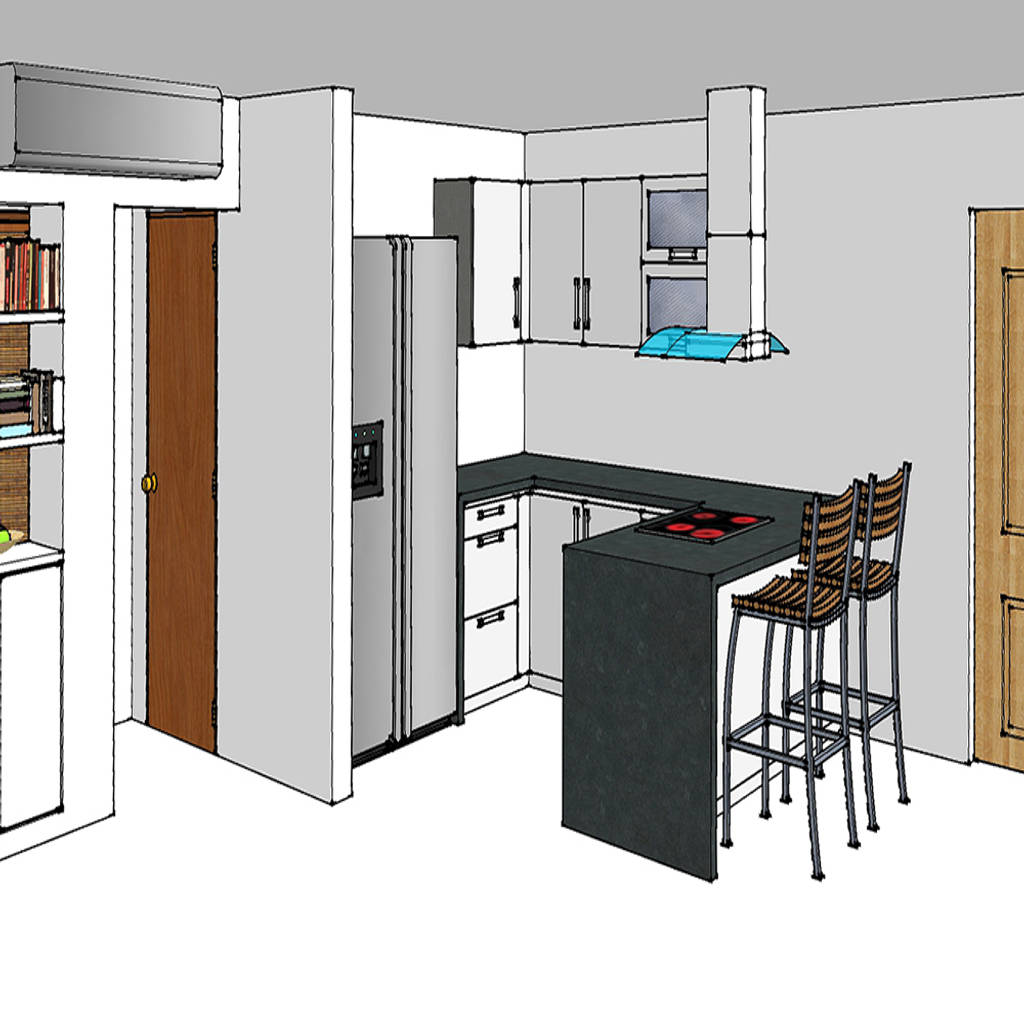 Render cocina integral | homify