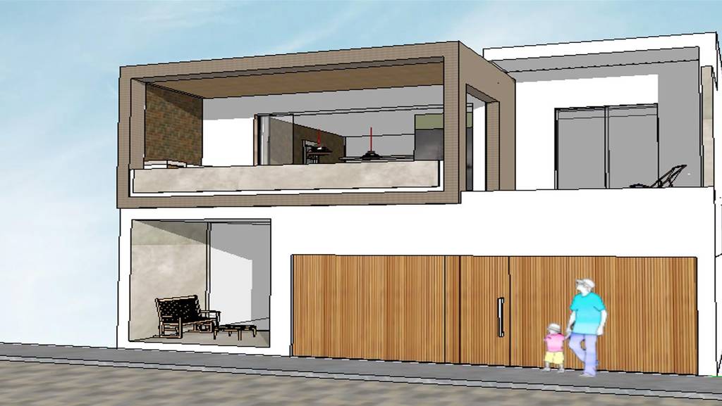 Edificio bifamiliar pon – fachada | homify