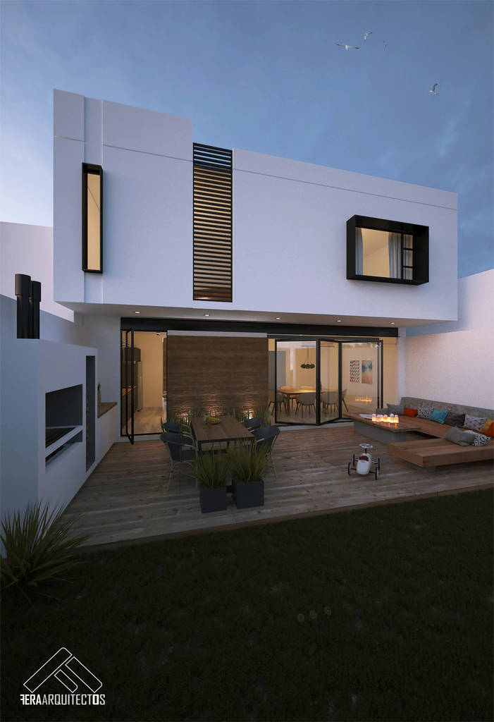 Terraza fachada posterior | homify