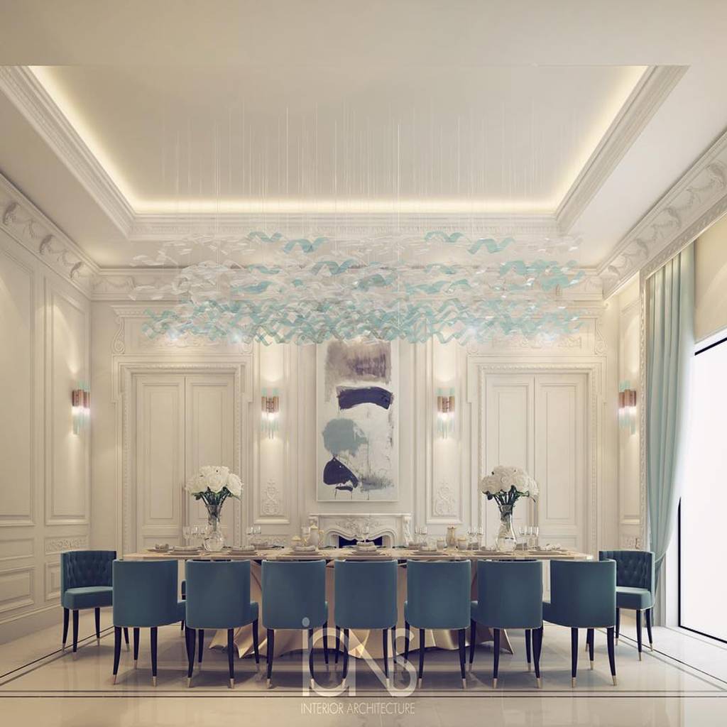 Palatial dining room design, ions design | homify