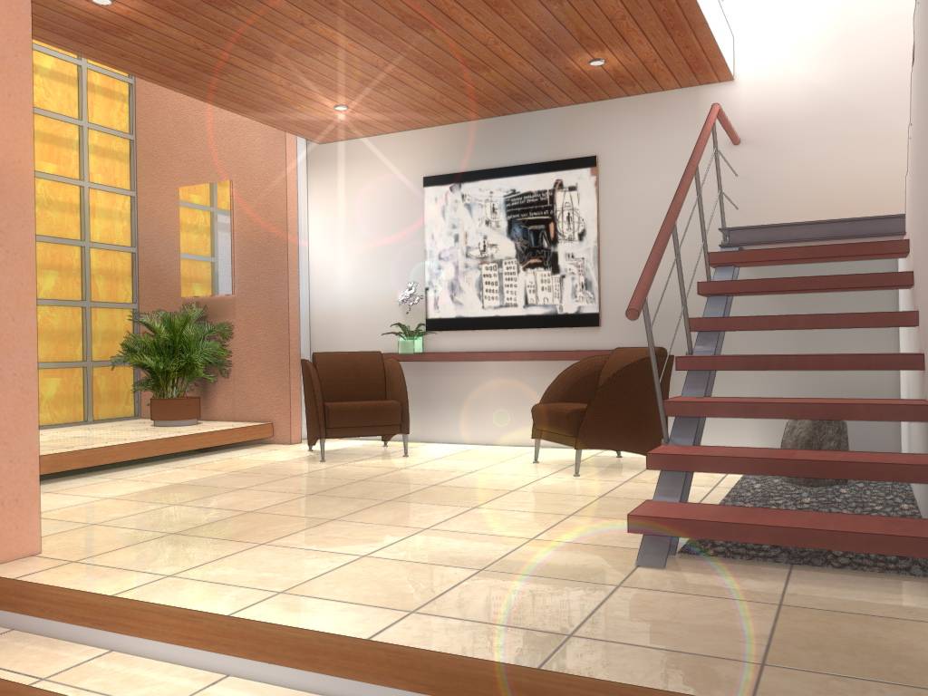 Recepcion-escalera casa mp | homify