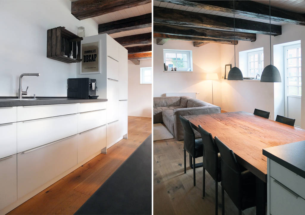 Offenes wohnkonzept qbus architektur & innenarchitektur moderne küchen ...