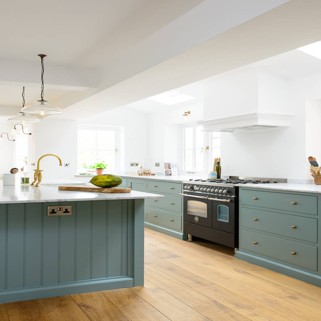 The trinity blue kitchen by devol | homify