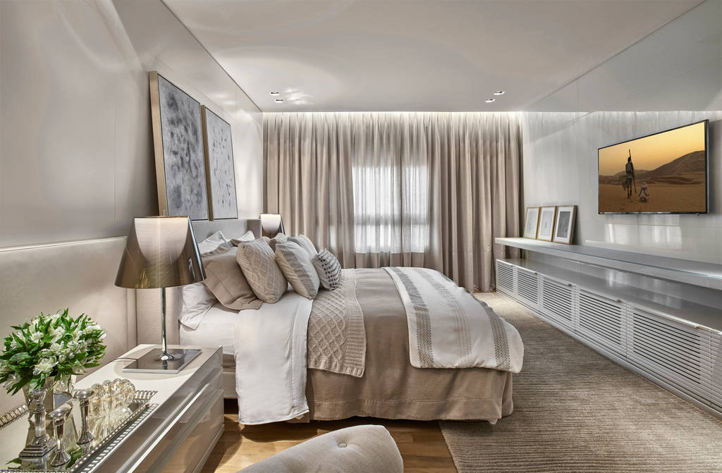 Suite master quartos modernos por alessandra contigli arquitetura e ...