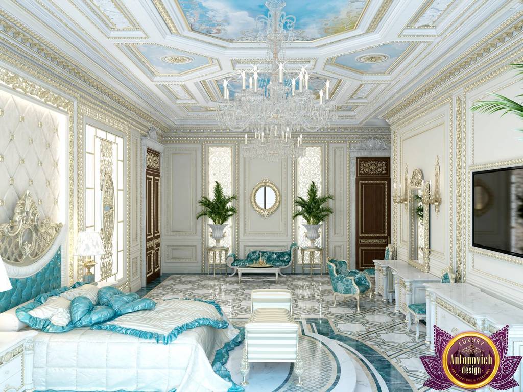 Palatial bedroom design of katrina antonovich luxury antonovich design ...