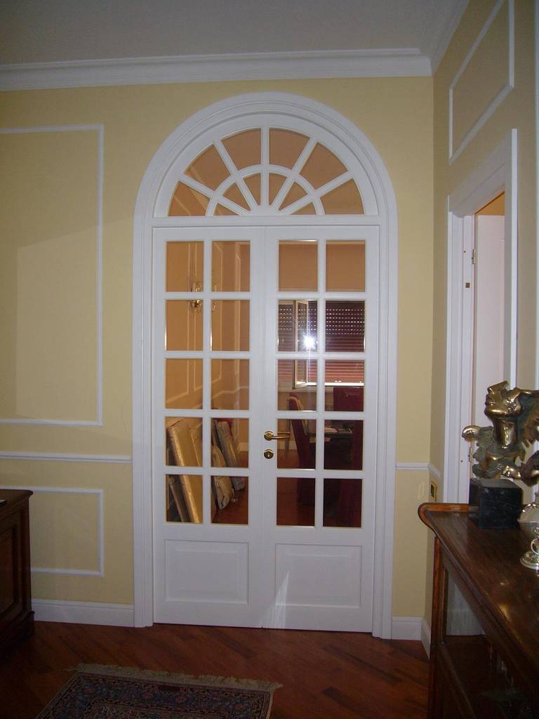 Porta ad arco moderna in legno su misura artigianale 100% italiano | homify