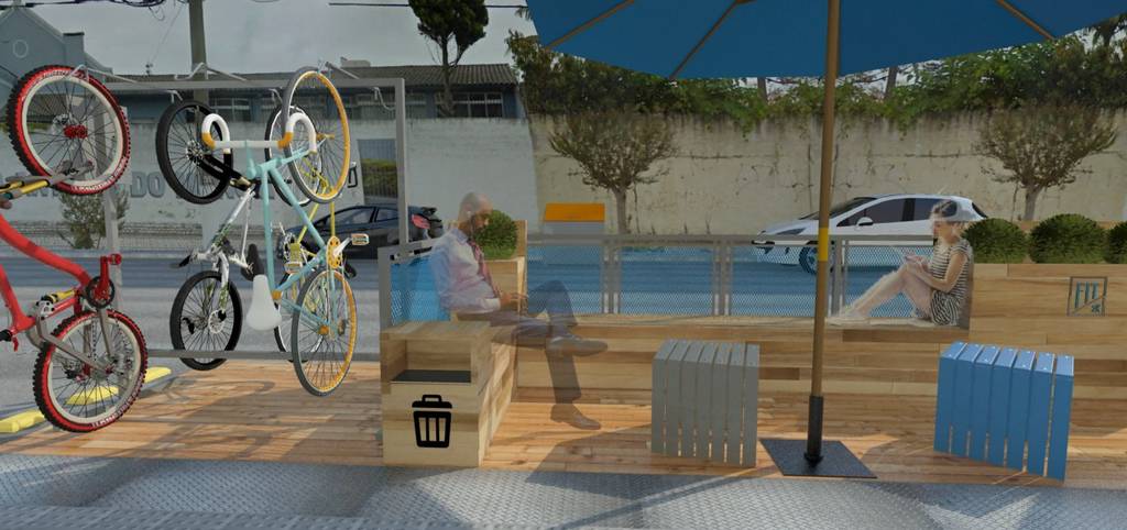 Projeto de mobiliário público - parklet, xla studio de arquitetura | homify