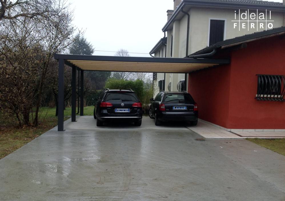 Carport con copertura in policarbonato, ideal ferro snc | homify