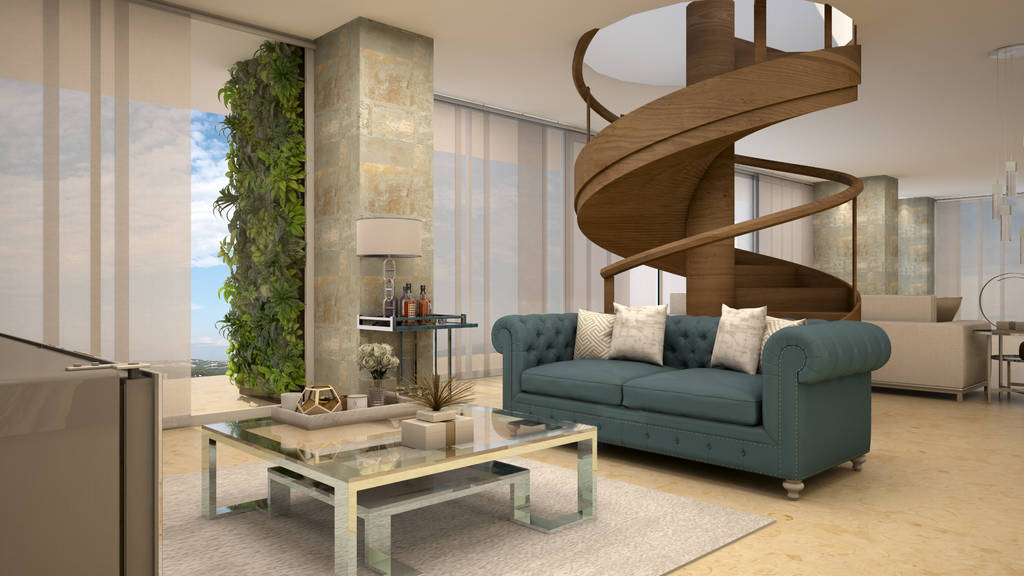 Penthouse ct30, contraste interior | homify