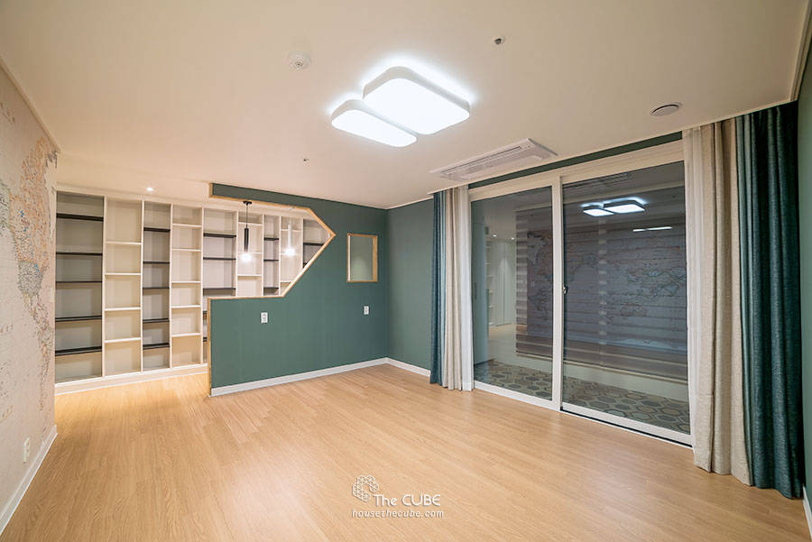 미사센트럴자이 51평 테라스하우스 인테리어, thecube | 호미파이 & homify