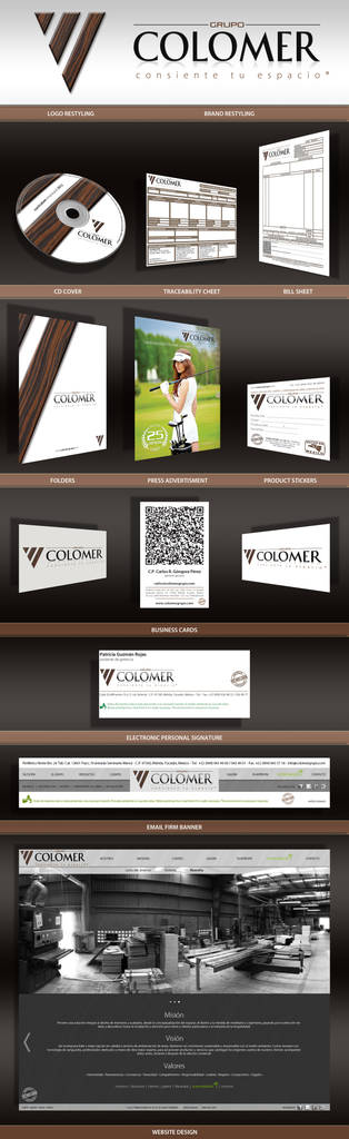 Identidad corporativa grupo colomer | homify