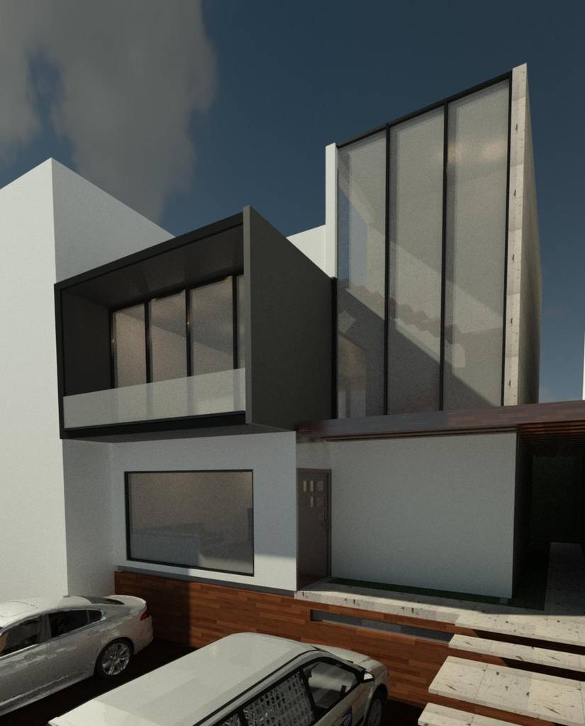 Fachada delantera – vista perspectiva | homify