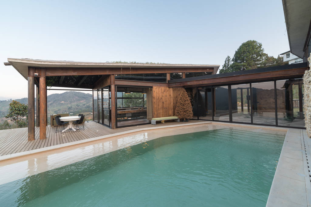 Piscina 2 albercas rústicas de opus rústico | homify