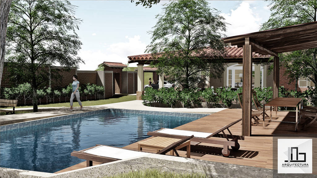 Alberca iad arqutiectura albercas rústicas acabado en madera | homify