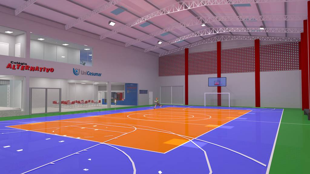 Quadra poliesportiva colégio alternativo rosita jaeger arquitetura e ...