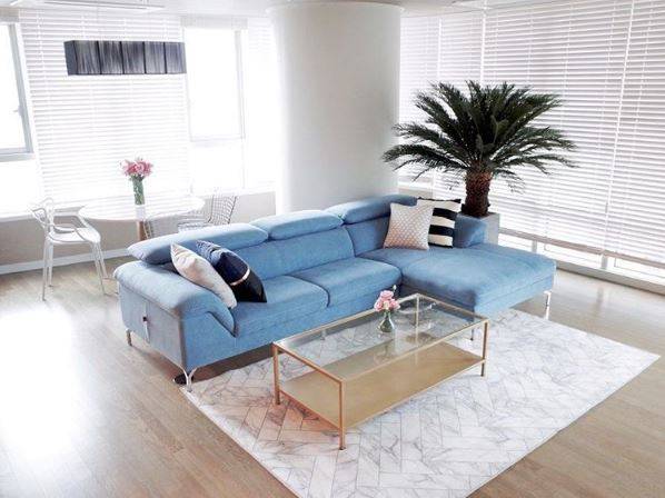 2단 선반형 골드스틸 거실테이블-강화유리-1200x600,h400mm | 호미파이 & homify