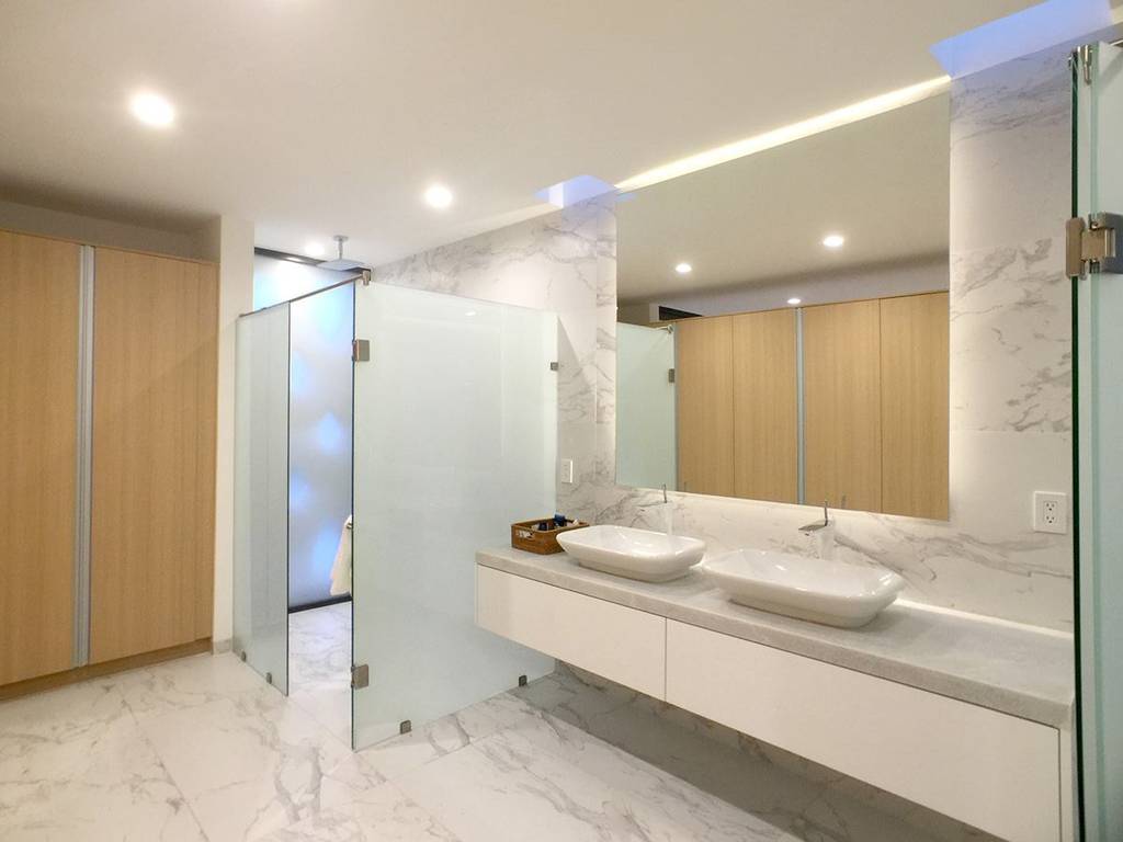 Casa jcb pompa + caporal baños modernos mármol blanco | homify
