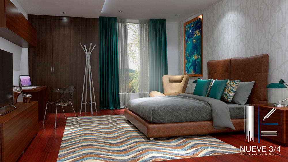 Recámara principal nueve 3/4 dormitorios modernos | homify