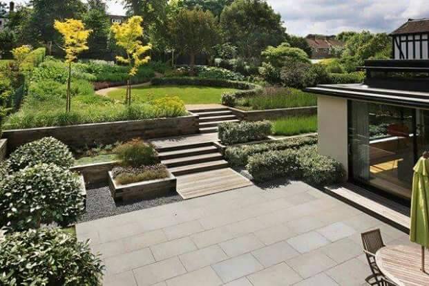 Classical terraced garden | homify