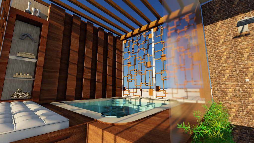 Spa residencial externo d & i, mb mateus barreto - arquitetura e urbanismo | homify