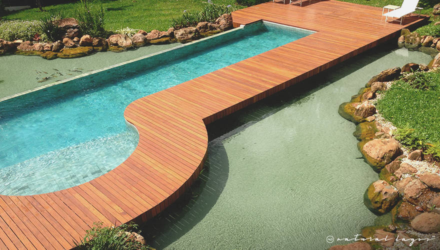 Benefícios de uma piscina natural, natural lagos | homify