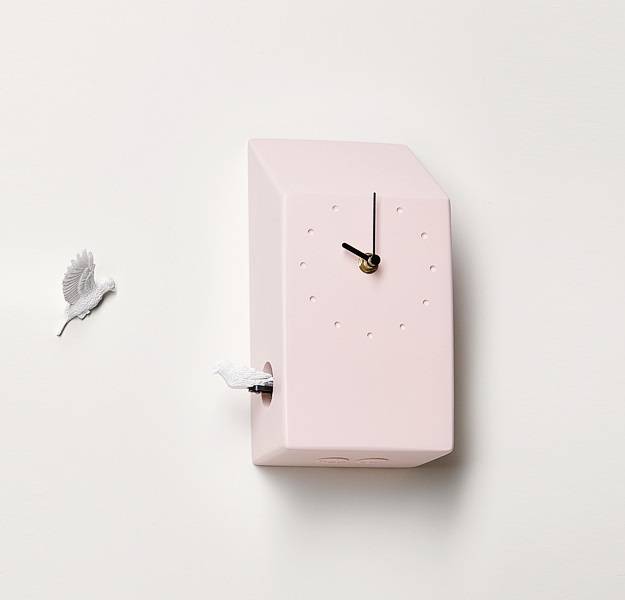 Haoshi cuckoo x clock—home(pink) wall clock | homify