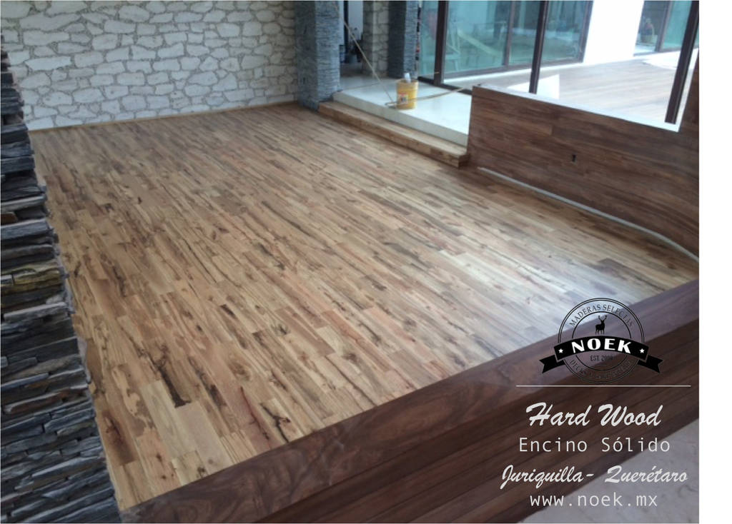 Piso de madera de encino, noek pisos de madera y carpintería | homify