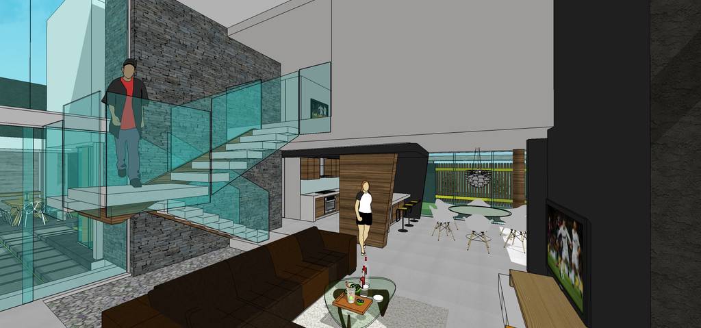 Sala a doble altura. espacio abierto | homify