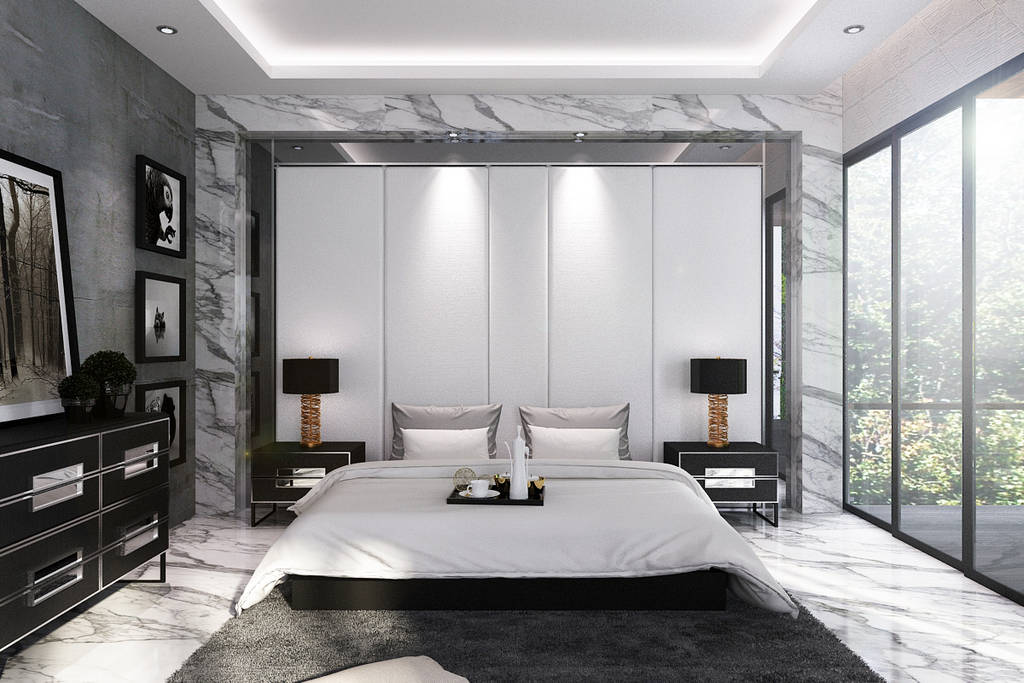 Headboard backdrop master room | homify