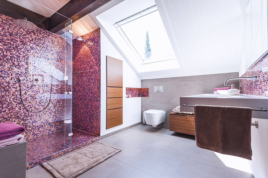 Duschbad mit mosaik | homify