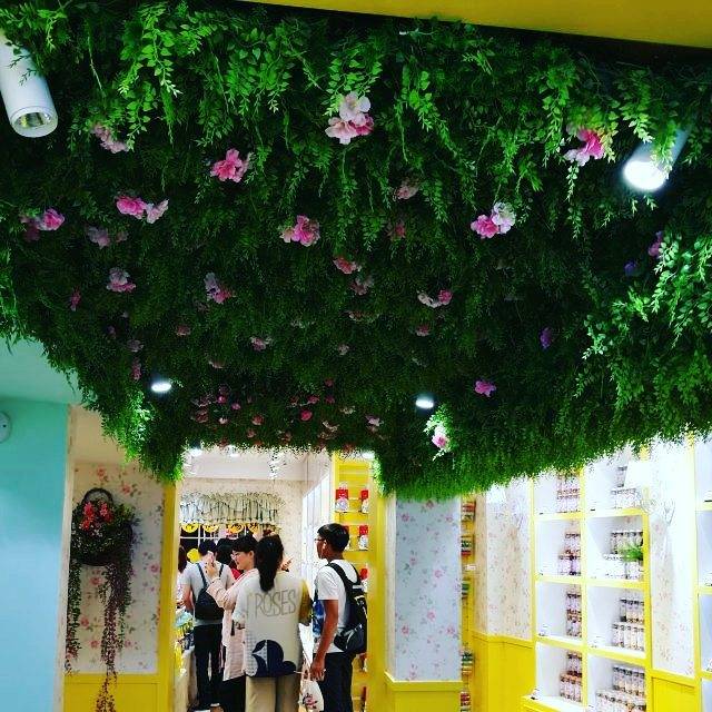 Artificial plants wall for ceiling landscape design | homify