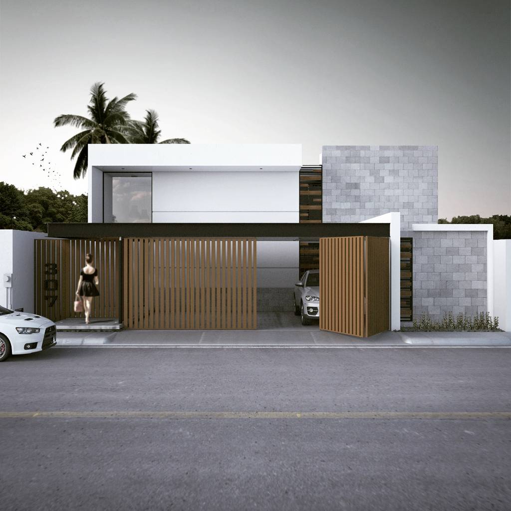 Fachada y porton | homify