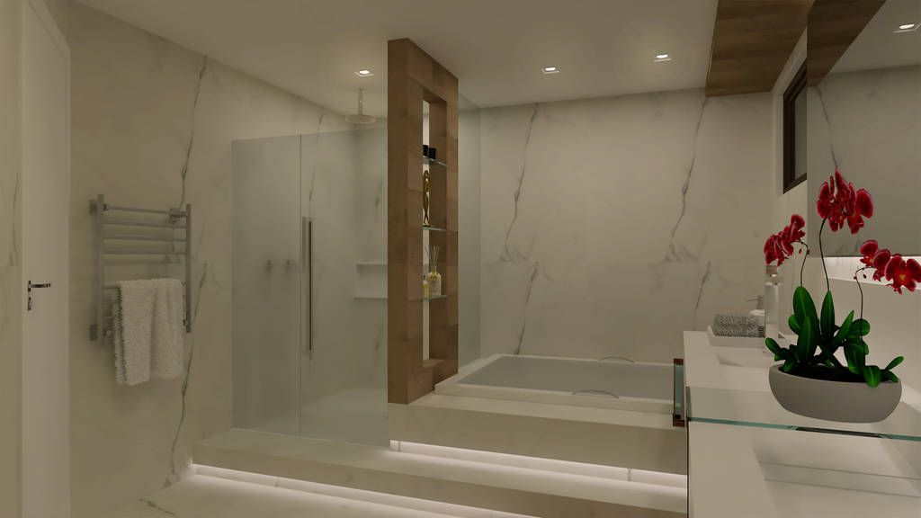 Banheiro de suíte contemporânea | homify