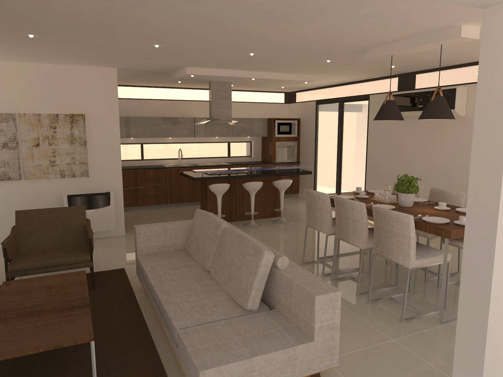 Opcion mobiliario estar y comedor | homify