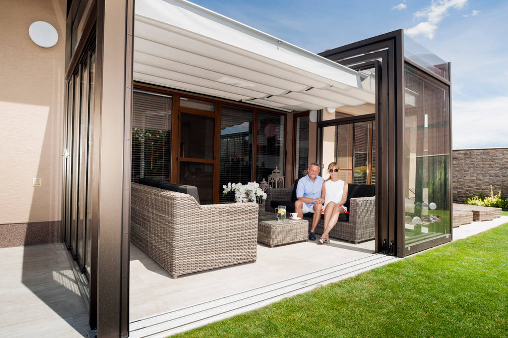 Openschuifbare terrasoverkapping – corso ultima axess moderne balkons ...